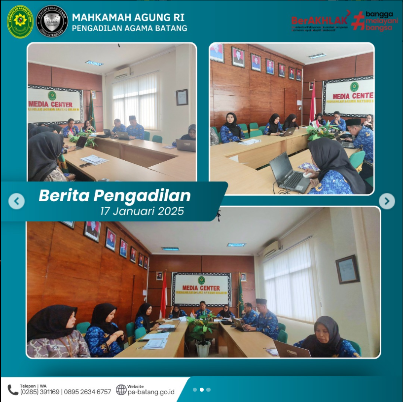 PENGADILAN AGAMA BATANG GELAR RAPAT PENYUSUNAN LAPORAN DAN DOKUMEN SAKIP TAHUN 2024 - Pengadilan ...